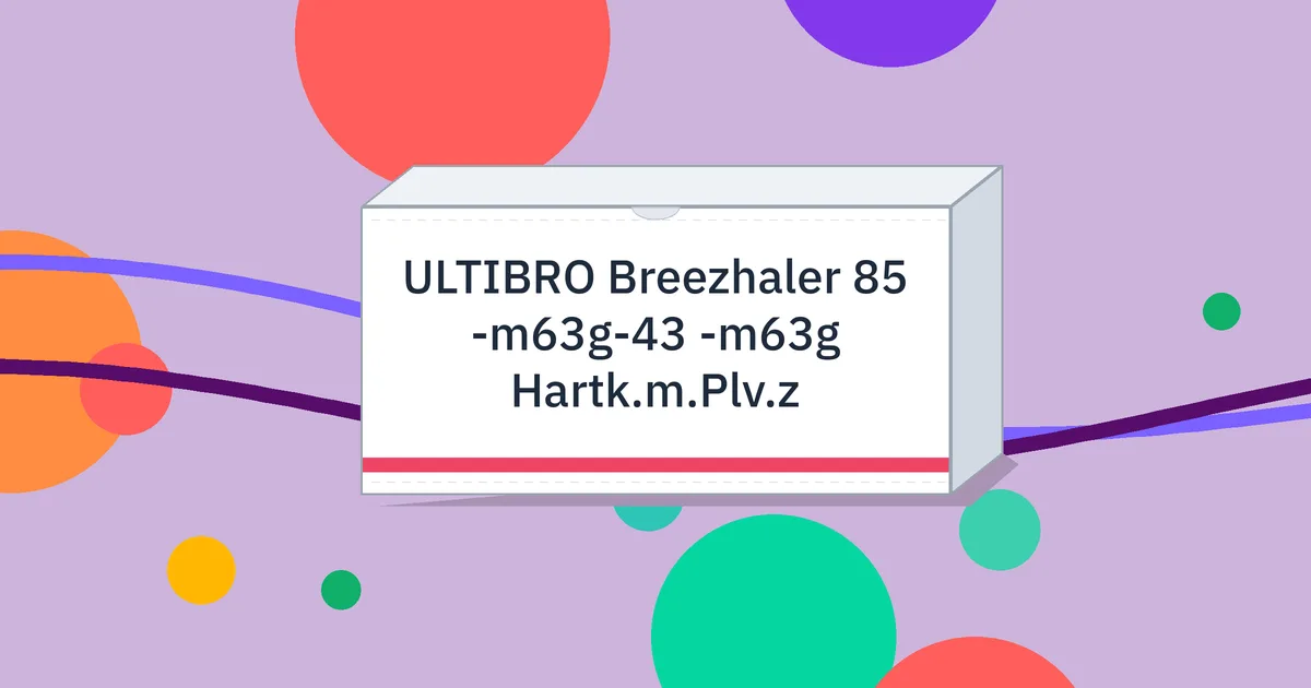 Symbolbild: Packung mit der Aufschrift ULTIBRO Breezhaler 85 -m63g-43 -m63g Hartk.m.Plv.z (PZN 16233806) – Verfügbarkeit und Bezug in Apotheken in Frankfurt am Main