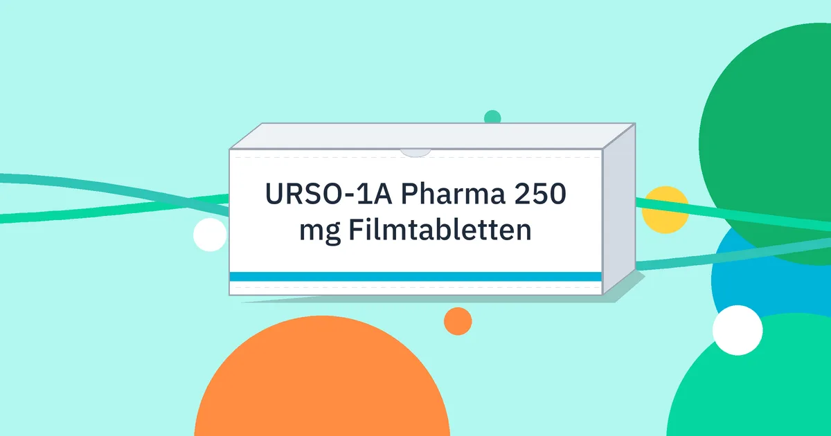 Symbolbild: Packung mit der Aufschrift URSO-1A Pharma 250 mg Filmtabletten (PZN 14162427) – Verfügbarkeit und Bezug in Apotheken in Frankfurt am Main