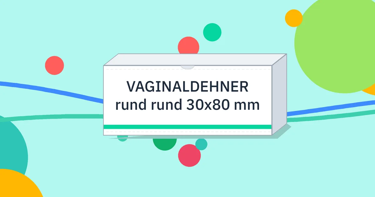 Symbolbild: Packung mit der Aufschrift VAGINALDEHNER rund rund 30x80 mm (PZN 04615721) – Verfügbarkeit und Bezug in Apotheken in Frankfurt am Main