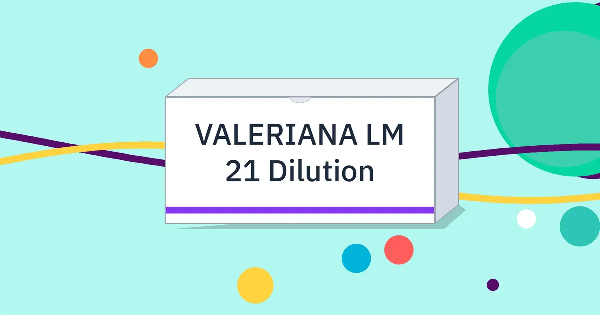 Symbolbild: Packung mit der Aufschrift VALERIANA LM 21 Dilution (PZN 13261860) – Verfügbarkeit und Bezug in Apotheken in Frankfurt am Main