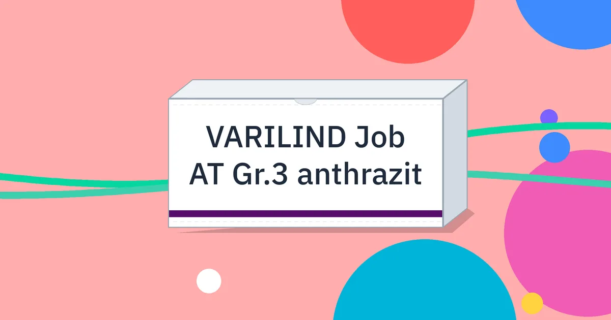 Symbolbild: Packung mit der Aufschrift VARILIND Job AT Gr.3 anthrazit (PZN 18191727) – Verfügbarkeit und Bezug in Apotheken in Frankfurt am Main