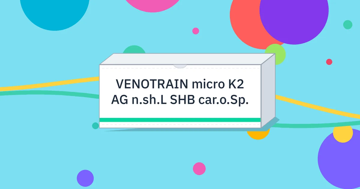 Symbolbild: Packung mit der Aufschrift VENOTRAIN micro K2 AG n.sh.L SHB car.o.Sp. (PZN 01342300) – Verfügbarkeit und Bezug in Apotheken in Frankfurt am Main