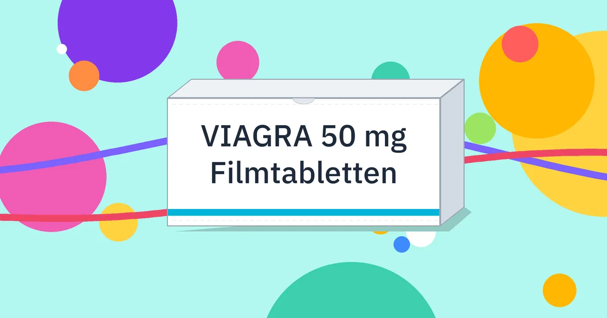 Symbolbild: Packung mit der Aufschrift VIAGRA 50 mg Filmtabletten (PZN 04320167) – Verfügbarkeit und Bezug in Apotheken in Frankfurt am Main