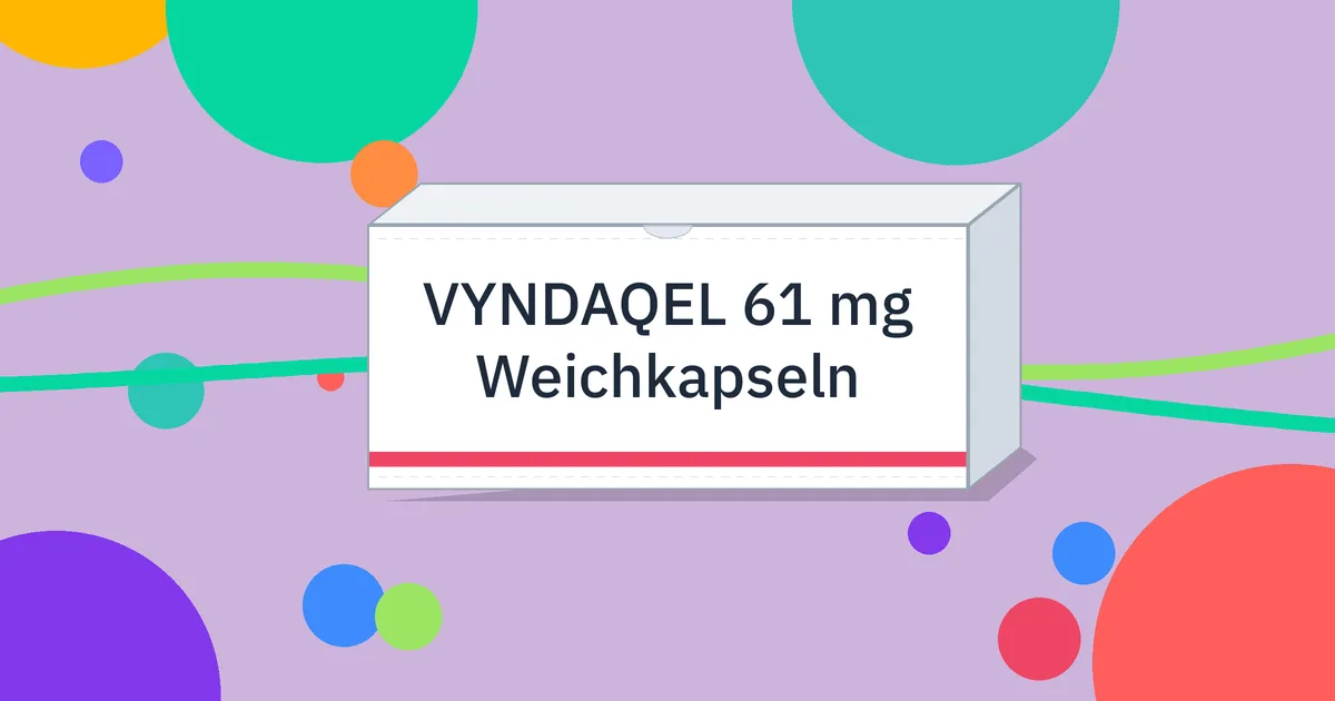 Symbolbild: Packung mit der Aufschrift VYNDAQEL 61 mg Weichkapseln (PZN 17507163) – Verfügbarkeit und Bezug in Apotheken in Frankfurt am Main