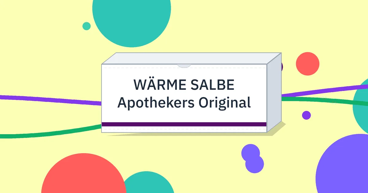 Symbolbild: Packung mit der Aufschrift WÄRME SALBE Apothekers Original (PZN 11166614) – Verfügbarkeit und Bezug in Apotheken in Frankfurt am Main