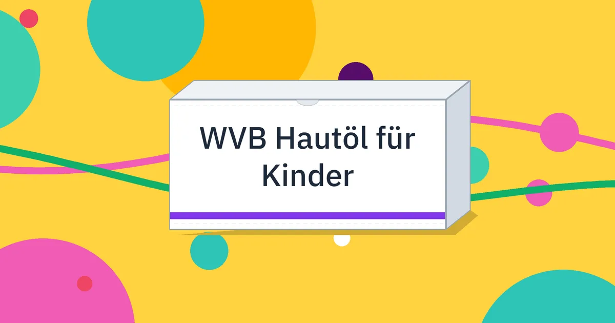 Symbolbild: Packung mit der Aufschrift WVB Hautöl für Kinder (PZN 18204068) – Verfügbarkeit und Bezug in Apotheken in Frankfurt am Main