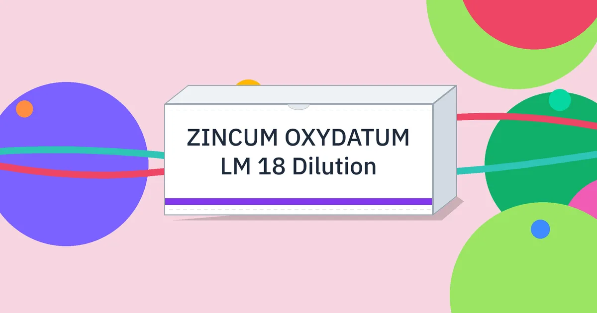 Symbolbild: Packung mit der Aufschrift ZINCUM OXYDATUM LM 18 Dilution (PZN 13296692) – Verfügbarkeit und Bezug in Apotheken in Frankfurt am Main