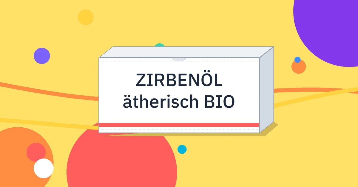 Symbolbild: Packung mit der Aufschrift ZIRBENÖL ätherisch BIO (PZN 17267291) – Verfügbarkeit und Bezug in Apotheken in Frankfurt am Main