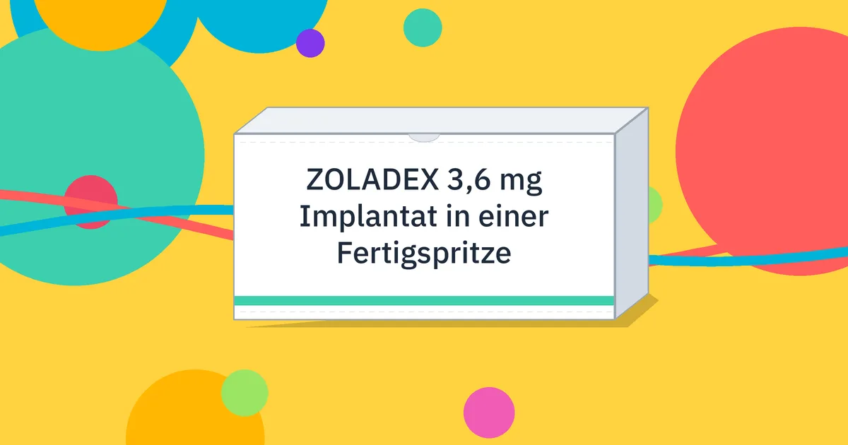 Symbolbild: Packung mit der Aufschrift ZOLADEX 3,6 mg Implantat in einer Fertigspritze (PZN 03473615) – Verfügbarkeit und Bezug in Apotheken in Frankfurt am Main