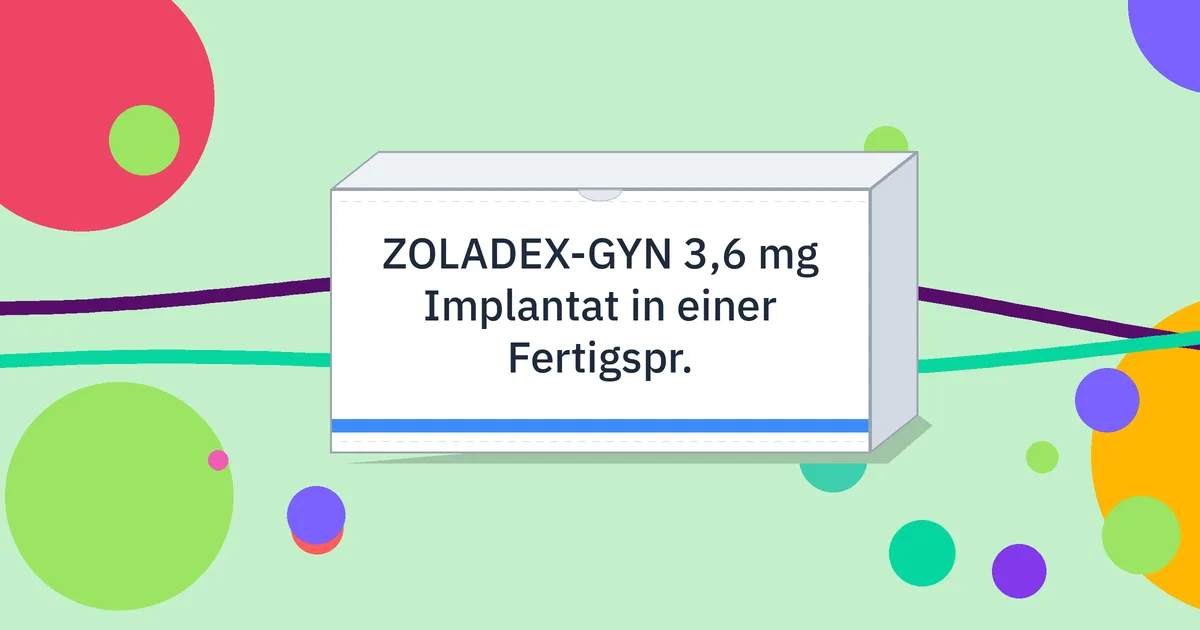 Symbolbild: Packung mit der Aufschrift ZOLADEX-GYN 3,6 mg Implantat in einer Fertigspr. (PZN 01545925) – Verfügbarkeit und Bezug in Apotheken in Frankfurt am Main