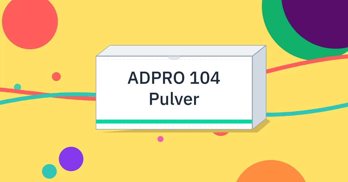 Symbolbild: Packung mit der Aufschrift ADPRO 104 Pulver (PZN 16872825) – Verfügbarkeit und Bezug in Apotheken in Frankfurt am Main
