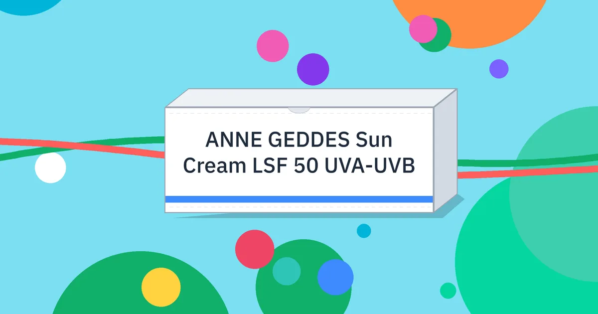Symbolbild: Packung mit der Aufschrift ANNE GEDDES Sun Cream LSF 50 UVA-UVB (PZN 15735084) – Verfügbarkeit und Bezug in Apotheken in Frankfurt am Main