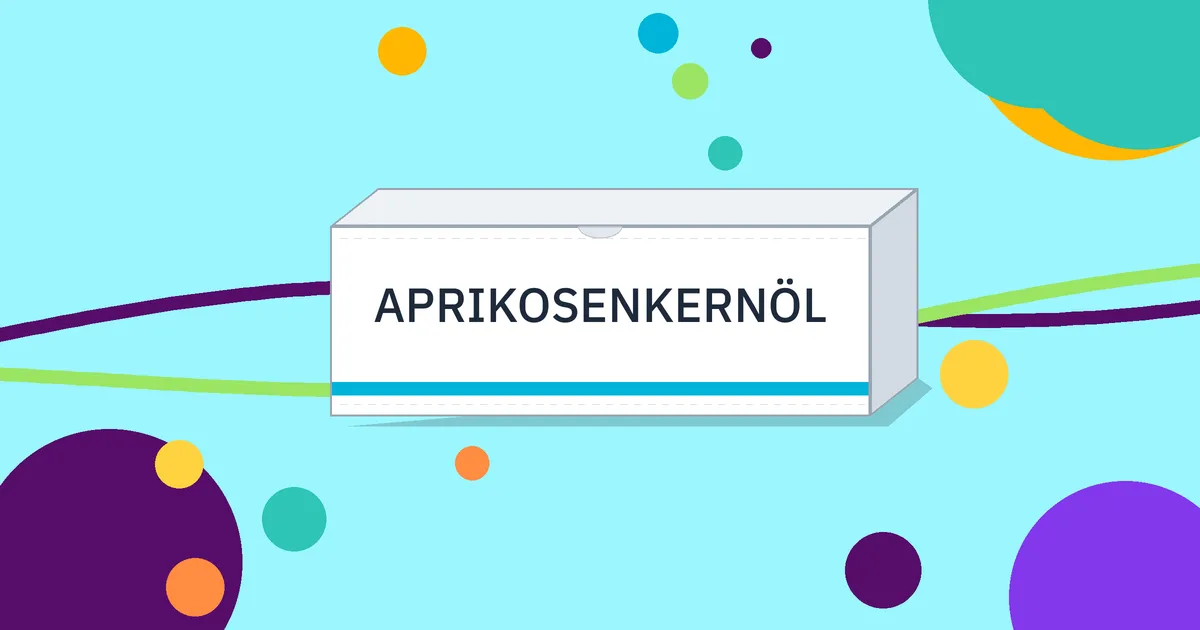 Symbolbild: Packung mit der Aufschrift APRIKOSENKERNÖL (PZN 18251317) – Verfügbarkeit und Bezug in Apotheken in Frankfurt am Main