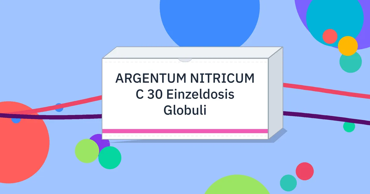 Symbolbild: Packung mit der Aufschrift ARGENTUM NITRICUM C 30 Einzeldosis Globuli (PZN 01542660) – Verfügbarkeit und Bezug in Apotheken in Frankfurt am Main