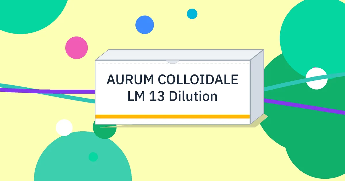 Symbolbild: Packung mit der Aufschrift AURUM COLLOIDALE LM 13 Dilution (PZN 12784248) – Verfügbarkeit und Bezug in Apotheken in Frankfurt am Main