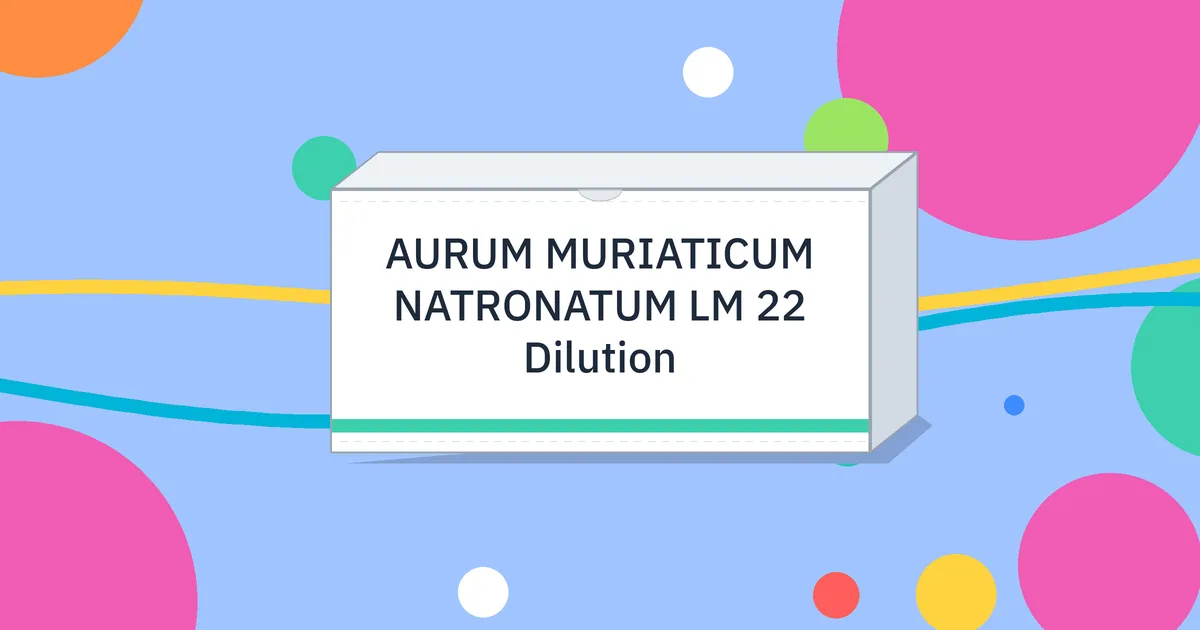 Symbolbild: Packung mit der Aufschrift AURUM MURIATICUM NATRONATUM LM 22 Dilution (PZN 12786023) – Verfügbarkeit und Bezug in Apotheken in Frankfurt am Main