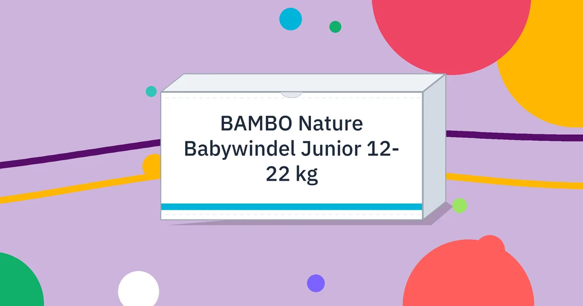 Symbolbild: Packung mit der Aufschrift BAMBO Nature Babywindel Junior 12-22 kg (PZN 08627974) – Verfügbarkeit und Bezug in Apotheken in Frankfurt am Main