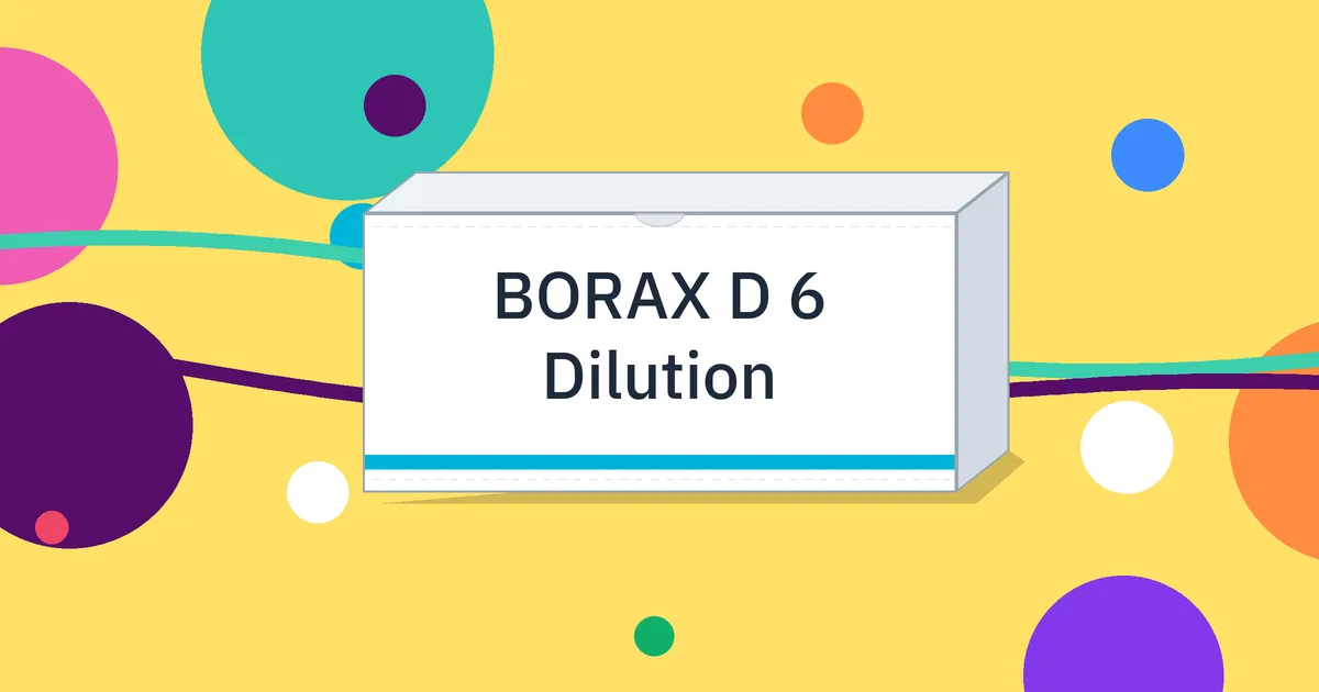 Symbolbild: Packung mit der Aufschrift BORAX D 6 Dilution (PZN 02111413) – Verfügbarkeit und Bezug in Apotheken in Frankfurt am Main