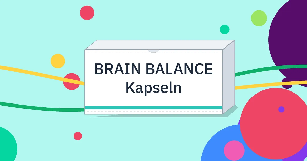 Symbolbild: Packung mit der Aufschrift BRAIN BALANCE Kapseln (PZN 19156294) – Verfügbarkeit und Bezug in Apotheken in Frankfurt am Main