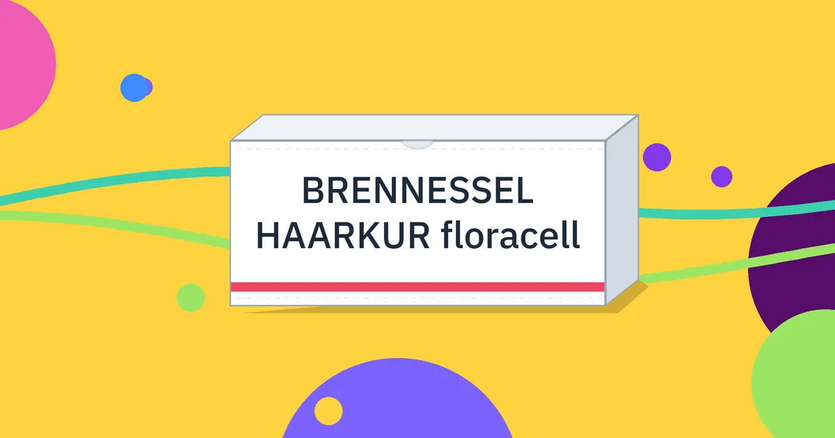 Symbolbild: Packung mit der Aufschrift BRENNESSEL HAARKUR floracell (PZN 02244812) – Verfügbarkeit und Bezug in Apotheken in Frankfurt am Main