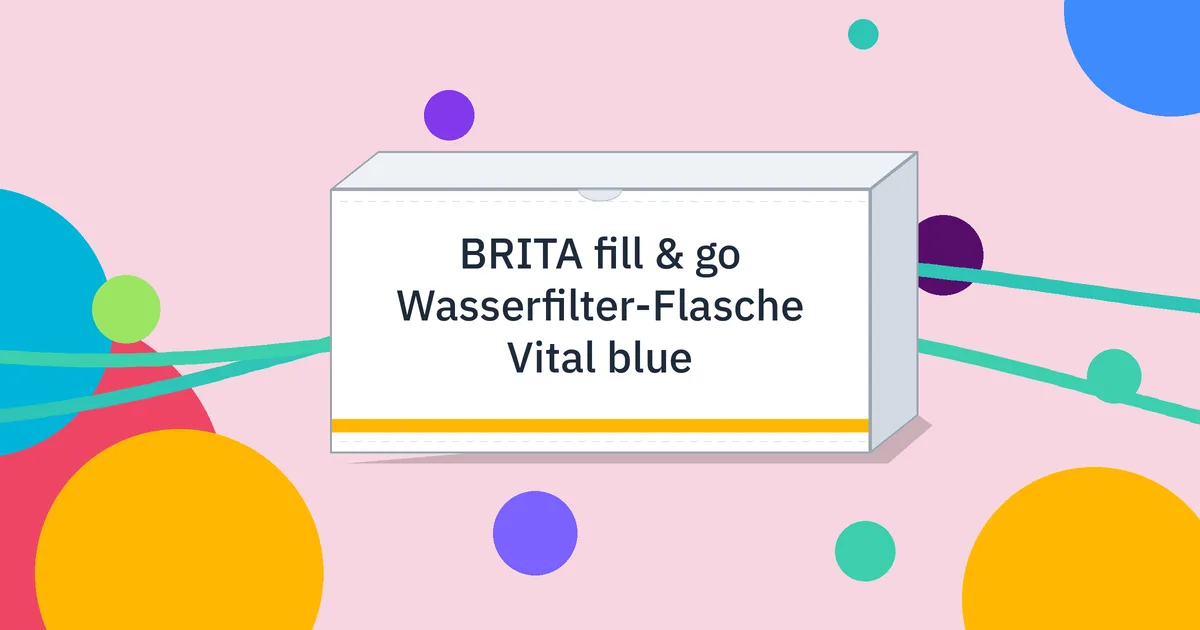 Symbolbild: Packung mit der Aufschrift BRITA fill & go Wasserfilter-Flasche Vital blue (PZN 13655139) – Verfügbarkeit und Bezug in Apotheken in Frankfurt am Main