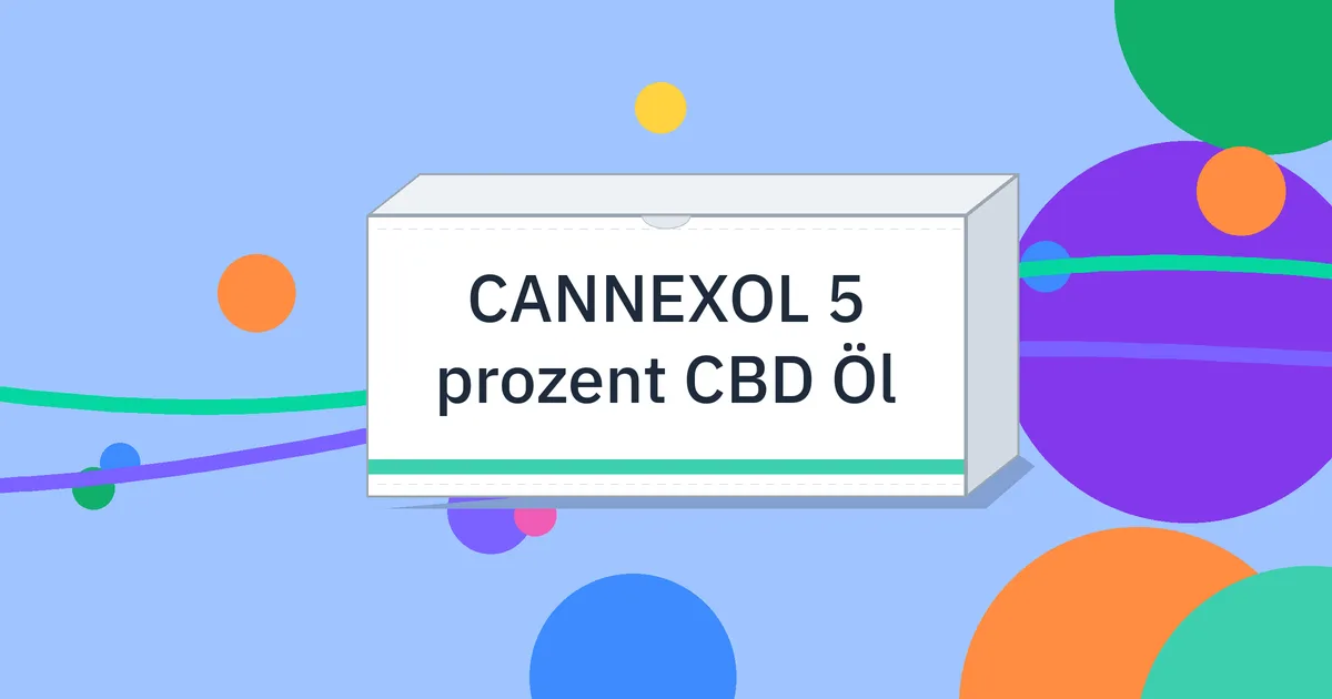 Symbolbild: Packung mit der Aufschrift CANNEXOL 5 prozent CBD Öl (PZN 15234695) – Verfügbarkeit und Bezug in Apotheken in Frankfurt am Main