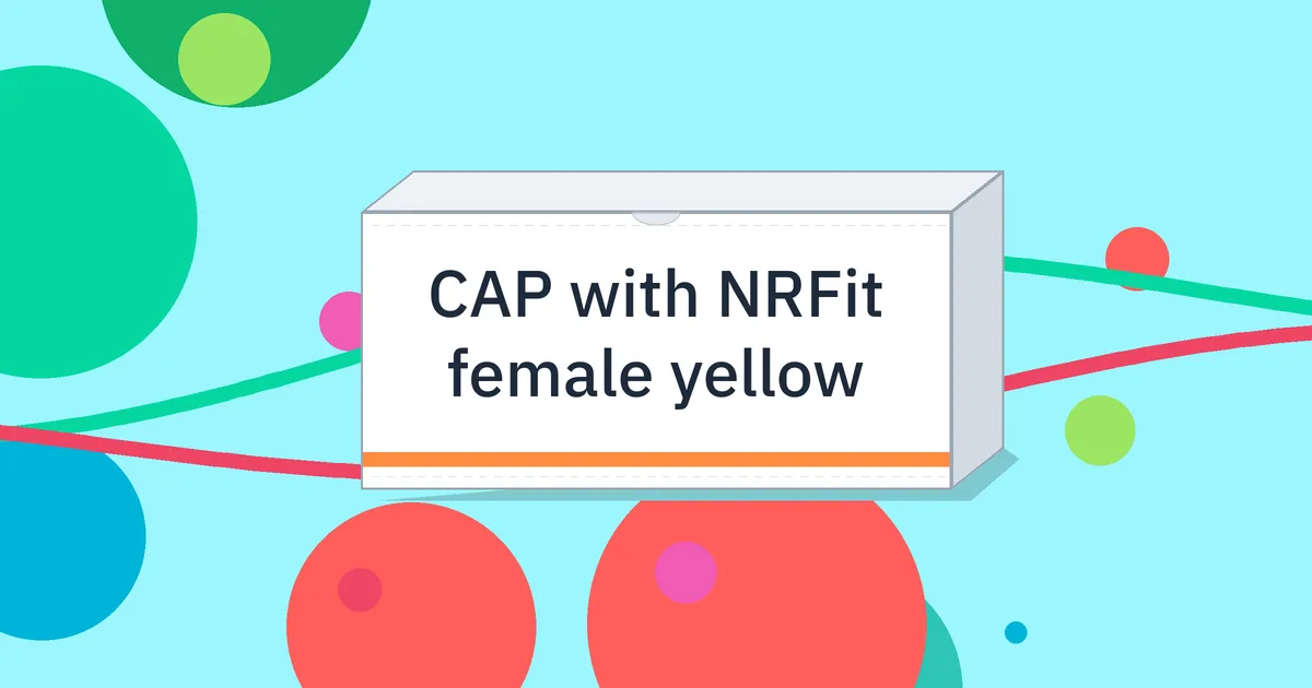 Symbolbild: Packung mit der Aufschrift CAP with NRFit female yellow (PZN 19212360) – Verfügbarkeit und Bezug in Apotheken in Frankfurt am Main