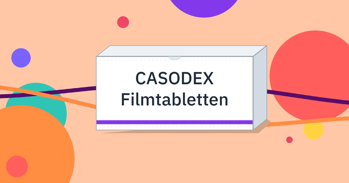 Symbolbild: Packung mit der Aufschrift CASODEX Filmtabletten (PZN 07433133) – Verfügbarkeit und Bezug in Apotheken in Frankfurt am Main