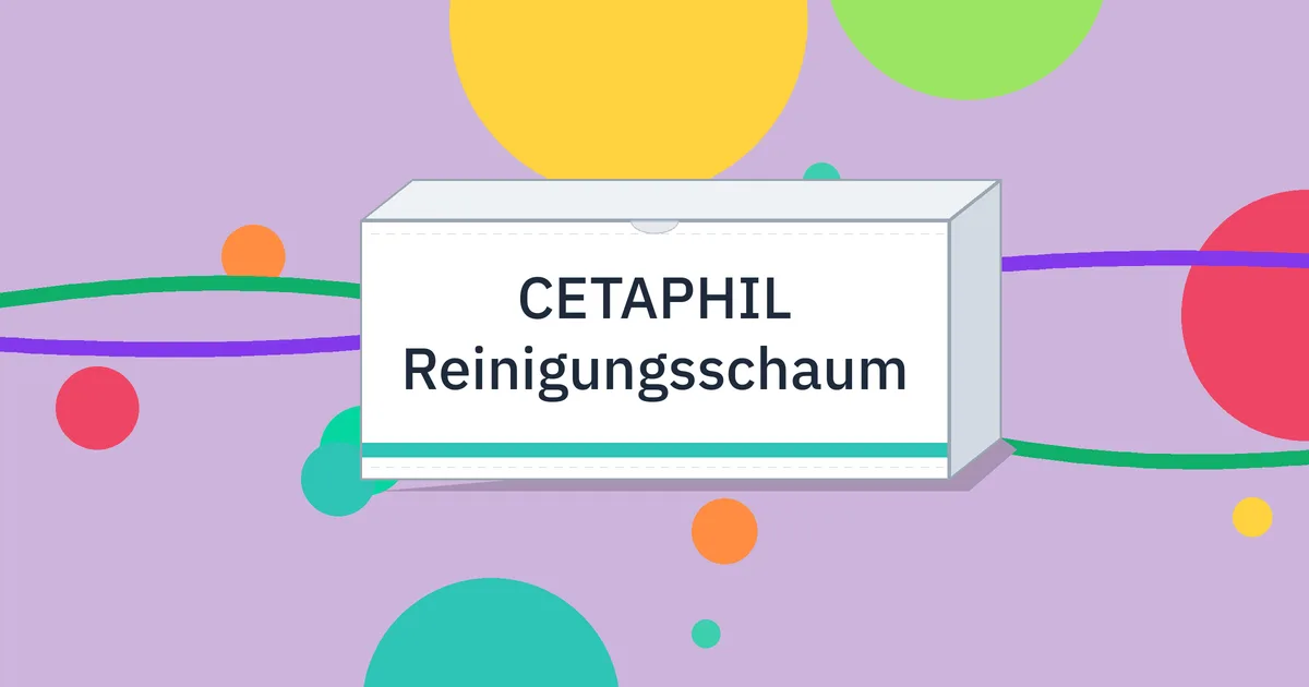 Symbolbild: Packung mit der Aufschrift CETAPHIL Reinigungsschaum (PZN 20007665) – Verfügbarkeit und Bezug in Apotheken in Frankfurt am Main