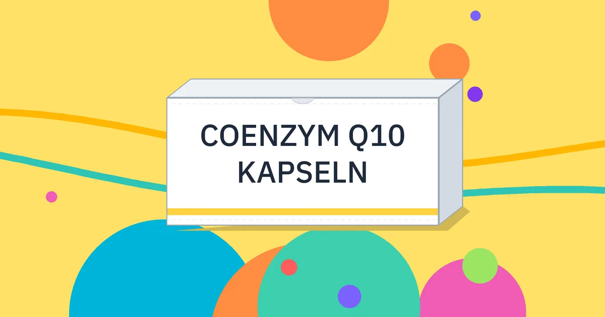 Symbolbild: Packung mit der Aufschrift COENZYM Q10 KAPSELN (PZN 12450375) – Verfügbarkeit und Bezug in Apotheken in Frankfurt am Main