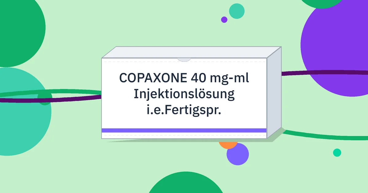 Symbolbild: Packung mit der Aufschrift COPAXONE 40 mg-ml Injektionslösung i.e.Fertigspr. (PZN 15626113) – Verfügbarkeit und Bezug in Apotheken in Frankfurt am Main