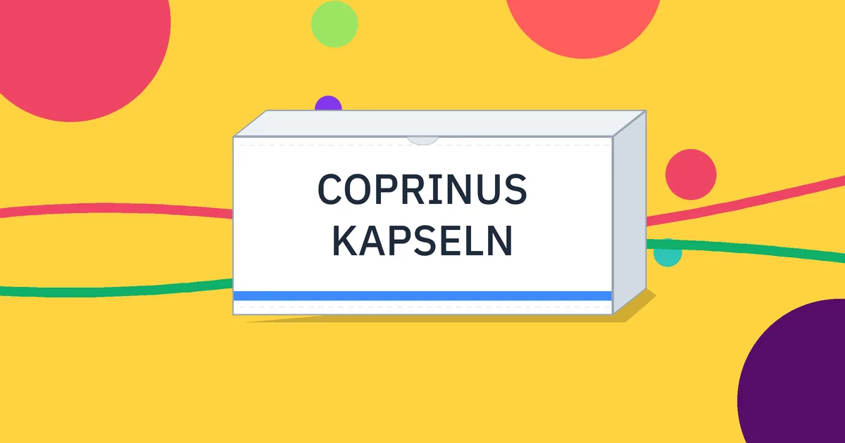 Symbolbild: Packung mit der Aufschrift COPRINUS KAPSELN (PZN 10231255) – Verfügbarkeit und Bezug in Apotheken in Frankfurt am Main