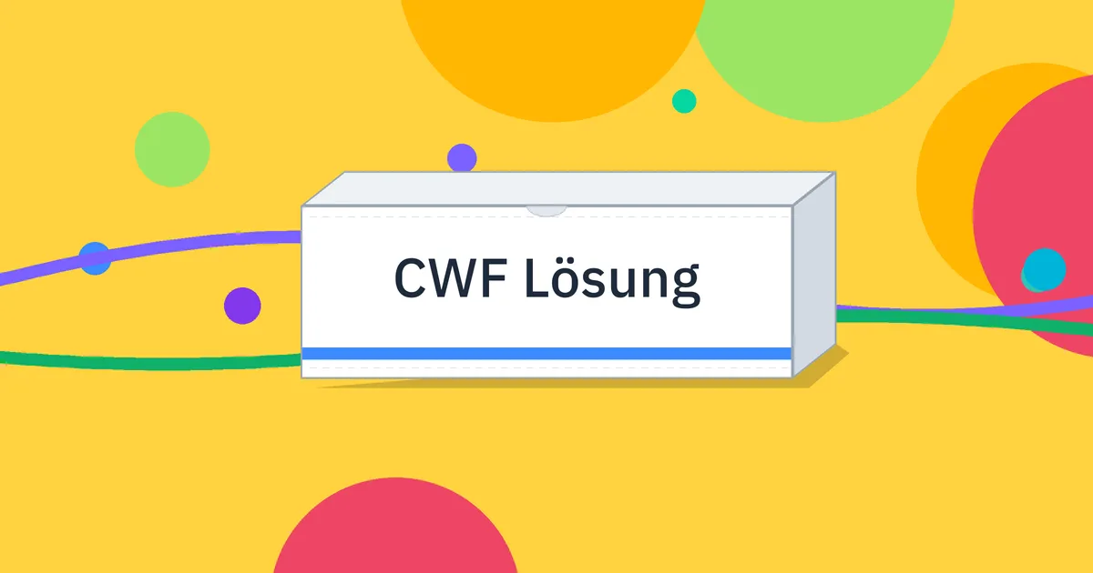 Symbolbild: Packung mit der Aufschrift CWF Lösung (PZN 04968000) – Verfügbarkeit und Bezug in Apotheken in Frankfurt am Main