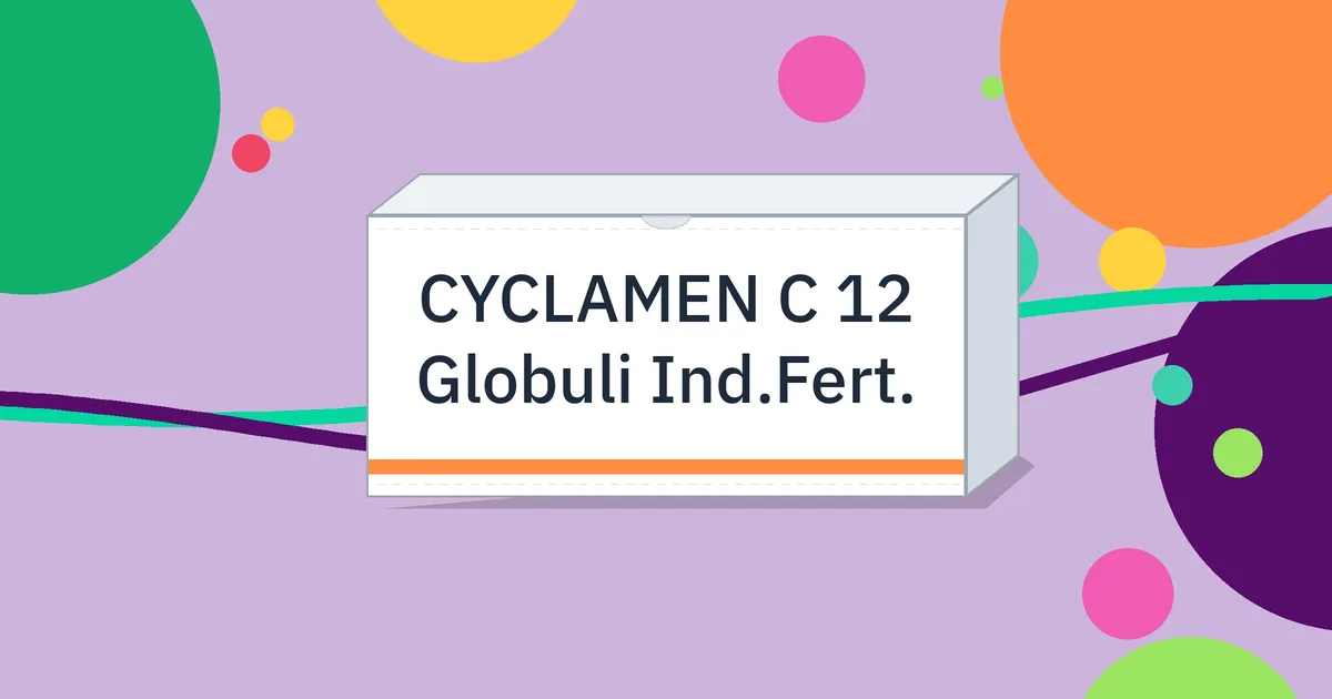 Symbolbild: Packung mit der Aufschrift CYCLAMEN C 12 Globuli Ind.Fert. (PZN 17650096) – Verfügbarkeit und Bezug in Apotheken in Frankfurt am Main