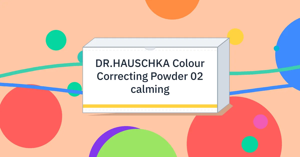 Symbolbild: Packung mit der Aufschrift DR.HAUSCHKA Colour Correcting Powder 02 calming (PZN 18651086) – Verfügbarkeit und Bezug in Apotheken in Frankfurt am Main