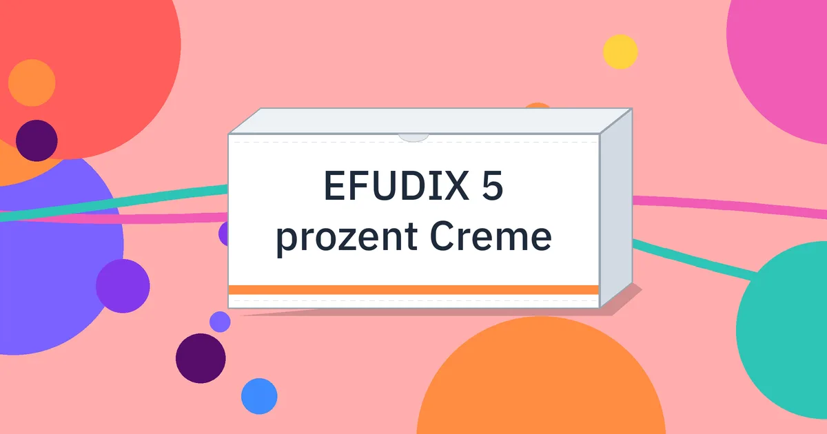 Symbolbild: Packung mit der Aufschrift EFUDIX 5 prozent Creme (PZN 19139309) – Verfügbarkeit und Bezug in Apotheken in Frankfurt am Main