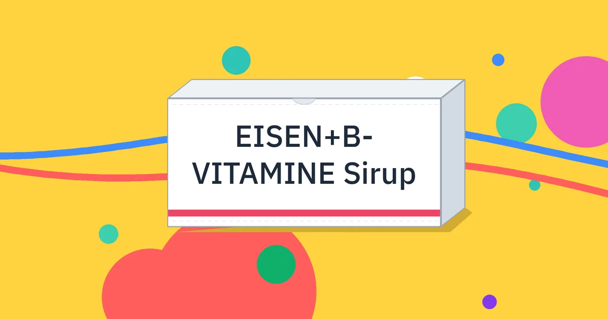 Symbolbild: Packung mit der Aufschrift EISEN+B-VITAMINE Sirup (PZN 19423134) – Verfügbarkeit und Bezug in Apotheken in Frankfurt am Main