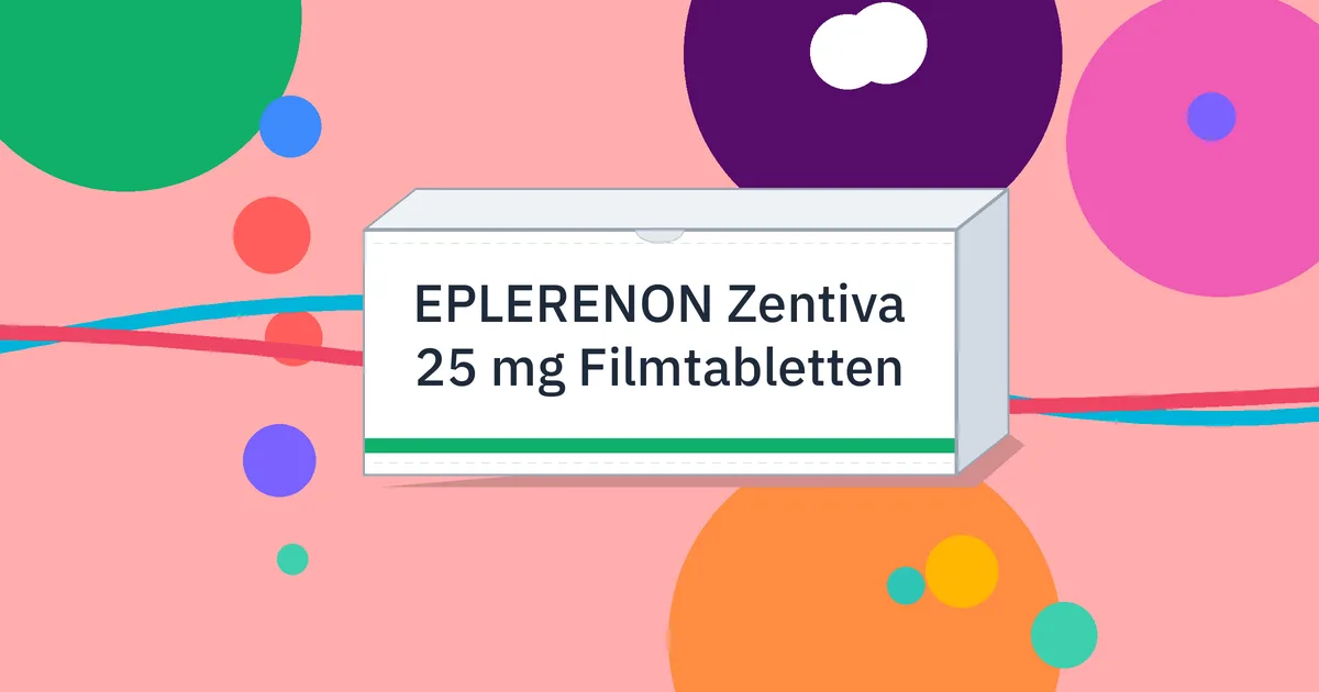Symbolbild: Packung mit der Aufschrift EPLERENON Zentiva 25 mg Filmtabletten (PZN 18113762) – Verfügbarkeit und Bezug in Apotheken in Frankfurt am Main