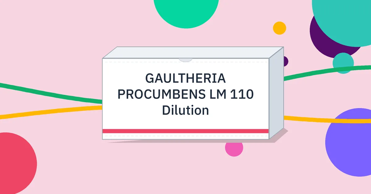 Symbolbild: Packung mit der Aufschrift GAULTHERIA PROCUMBENS LM 110 Dilution (PZN 13499277) – Verfügbarkeit und Bezug in Apotheken in Frankfurt am Main