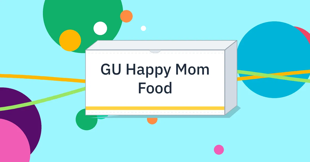 Symbolbild: Packung mit der Aufschrift GU Happy Mom Food (PZN 20604125) – Verfügbarkeit und Bezug in Apotheken in Frankfurt am Main