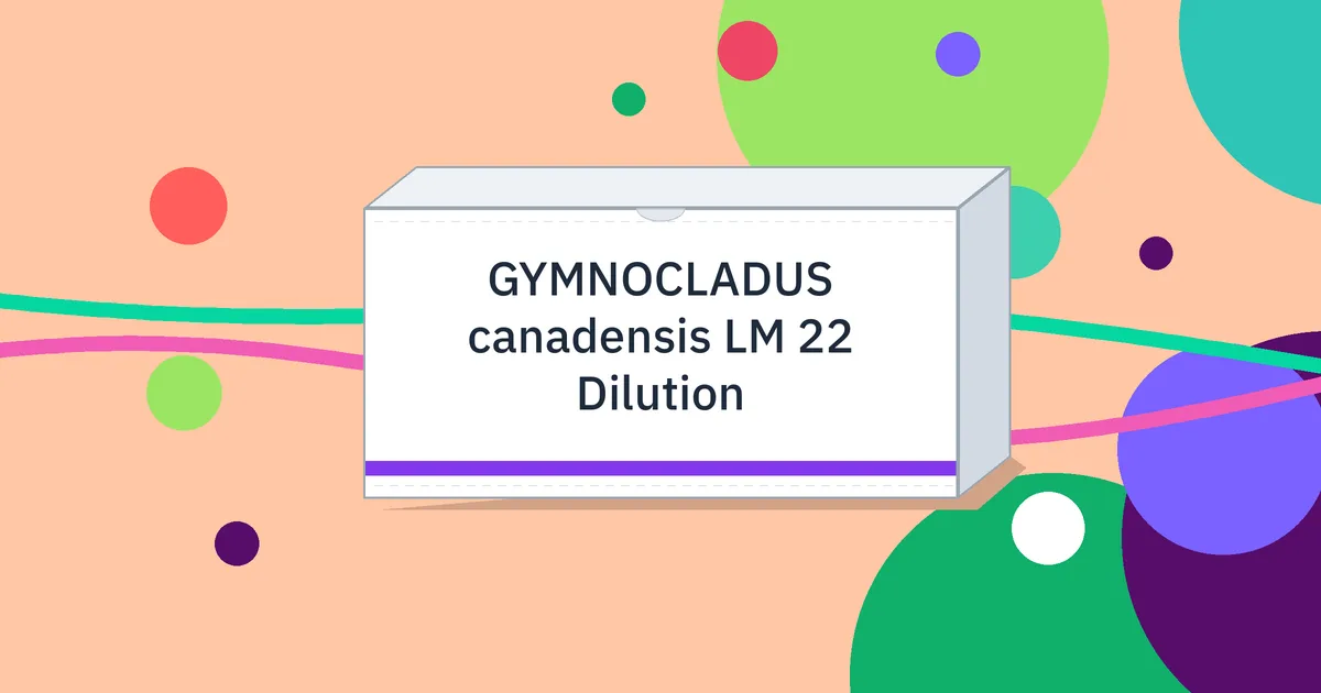 Symbolbild: Packung mit der Aufschrift GYMNOCLADUS canadensis LM 22 Dilution (PZN 13548998) – Verfügbarkeit und Bezug in Apotheken in Frankfurt am Main