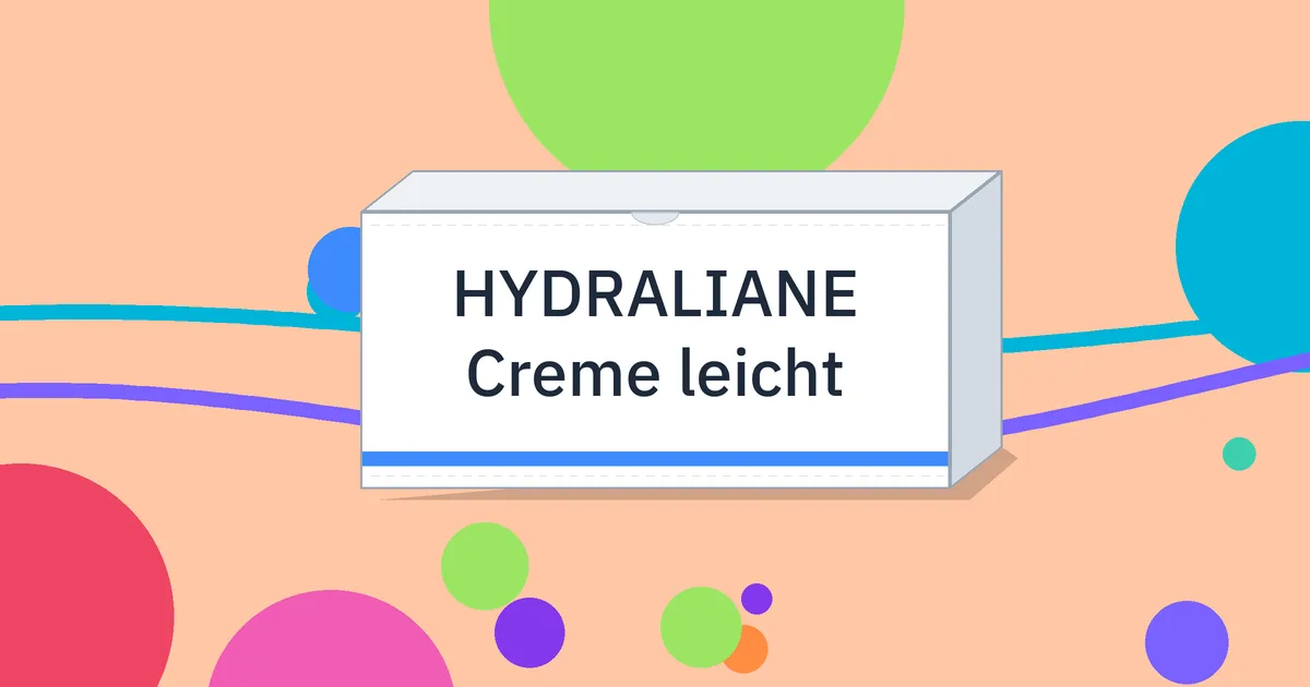 Symbolbild: Packung mit der Aufschrift HYDRALIANE Creme leicht (PZN 20787568) – Verfügbarkeit und Bezug in Apotheken in Frankfurt am Main