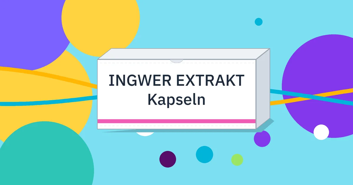 Symbolbild: Packung mit der Aufschrift INGWER EXTRAKT Kapseln (PZN 09221062) – Verfügbarkeit und Bezug in Apotheken in Frankfurt am Main