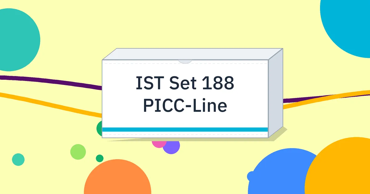 Symbolbild: Packung mit der Aufschrift IST Set 188 PICC-Line (PZN 19289078) – Verfügbarkeit und Bezug in Apotheken in Frankfurt am Main