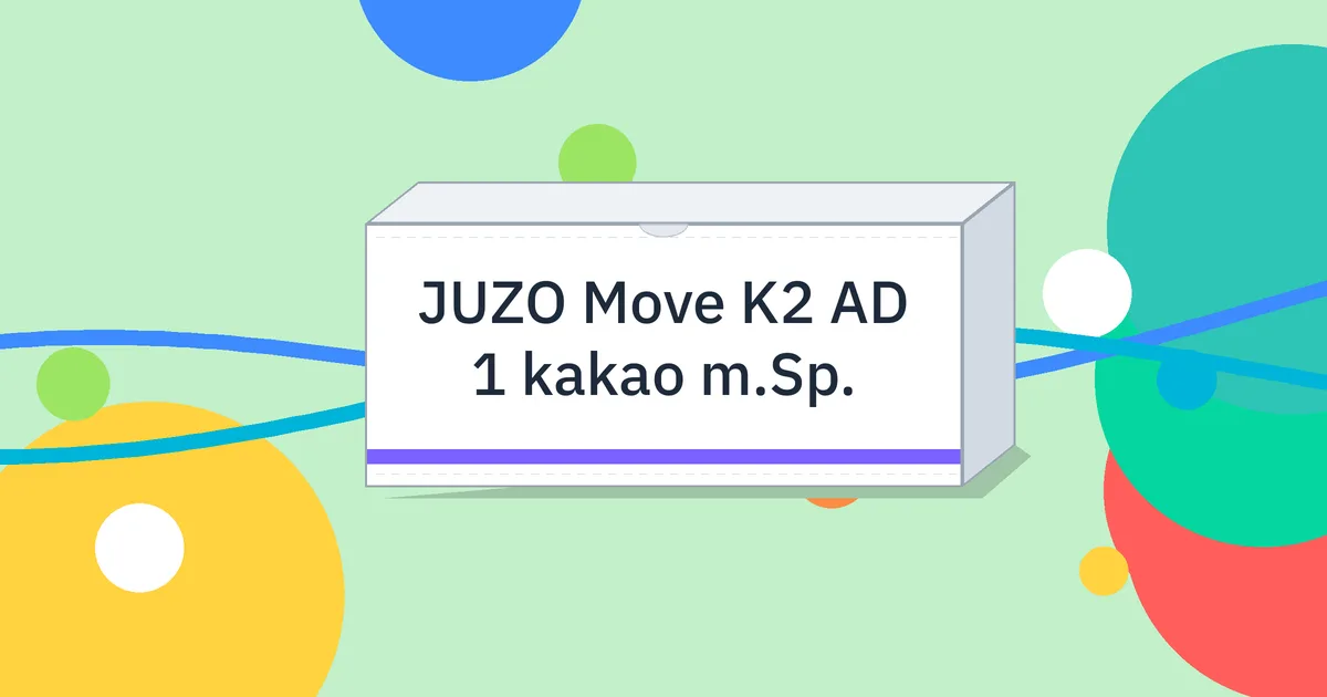 Symbolbild: Packung mit der Aufschrift JUZO Move K2 AD 1 kakao m.Sp. (PZN 18538958) – Verfügbarkeit und Bezug in Apotheken in Frankfurt am Main