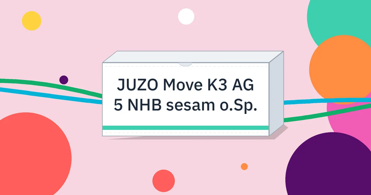 Symbolbild: Packung mit der Aufschrift JUZO Move K3 AG 5 NHB sesam o.Sp. (PZN 18577272) – Verfügbarkeit und Bezug in Apotheken in Frankfurt am Main