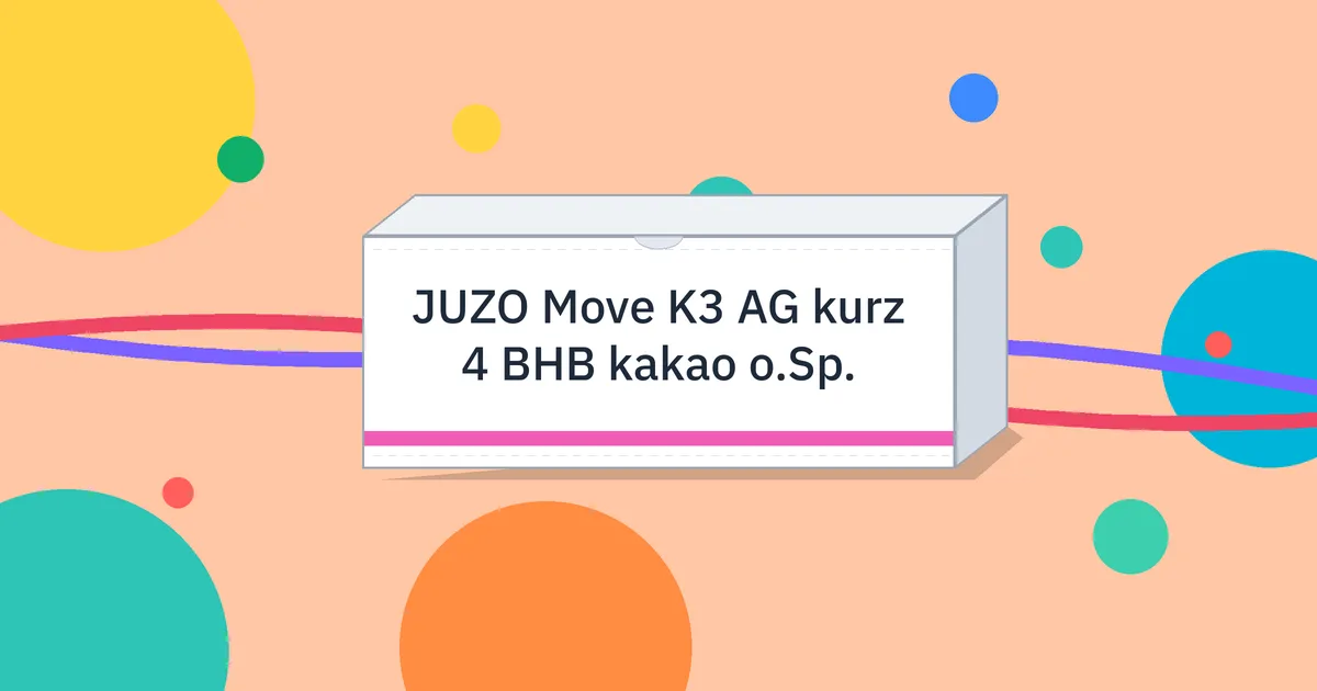 Symbolbild: Packung mit der Aufschrift JUZO Move K3 AG kurz 4 BHB kakao o.Sp. (PZN 18593584) – Verfügbarkeit und Bezug in Apotheken in Frankfurt am Main