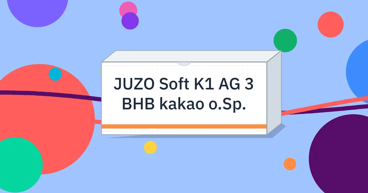 Symbolbild: Packung mit der Aufschrift JUZO Soft K1 AG 3 BHB kakao o.Sp. (PZN 14821864) – Verfügbarkeit und Bezug in Apotheken in Frankfurt am Main