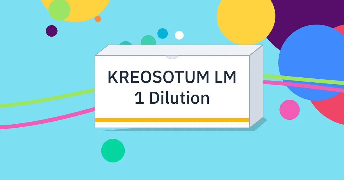 Symbolbild: Packung mit der Aufschrift KREOSOTUM LM 1 Dilution (PZN 12927914) – Verfügbarkeit und Bezug in Apotheken in Frankfurt am Main