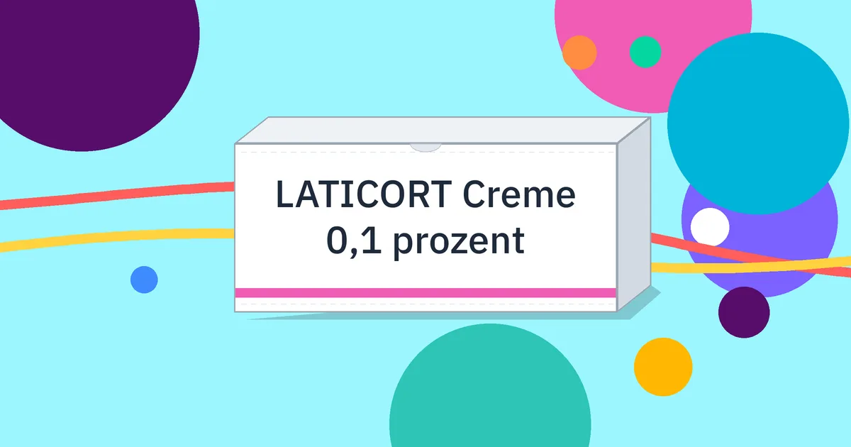 Symbolbild: Packung mit der Aufschrift LATICORT Creme 0,1 prozent (PZN 00278132) – Verfügbarkeit und Bezug in Apotheken in Frankfurt am Main